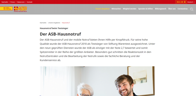 ASB Hausnotruf Erfahrungen (2026): Zuverlässig & Sicher?